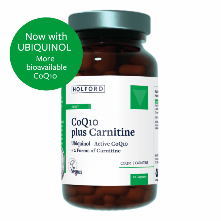 Patrick Holford CoQ Plus Carnitine 60 Caps - HolfordDirect.com